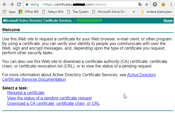 Howto – Install a self signed web server certificate – Random notes of ...