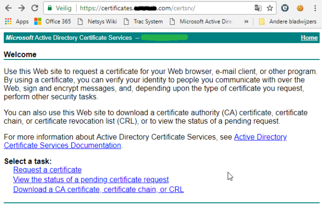 Howto – Install a self signed web server certificate – Random notes of ...